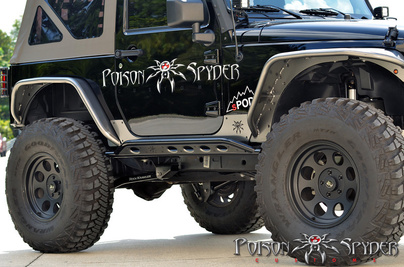 Poison Spyder Customs JK 2-Dr Rocker Knockers | 17-08-020 ...