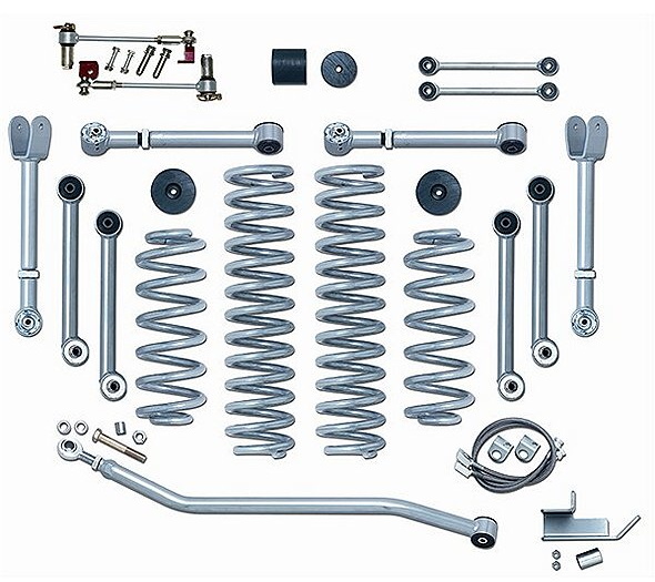 Rubicon Express 3.5in Super-Flex Jeep TJ Suspension Lift w/Upper Flex ...